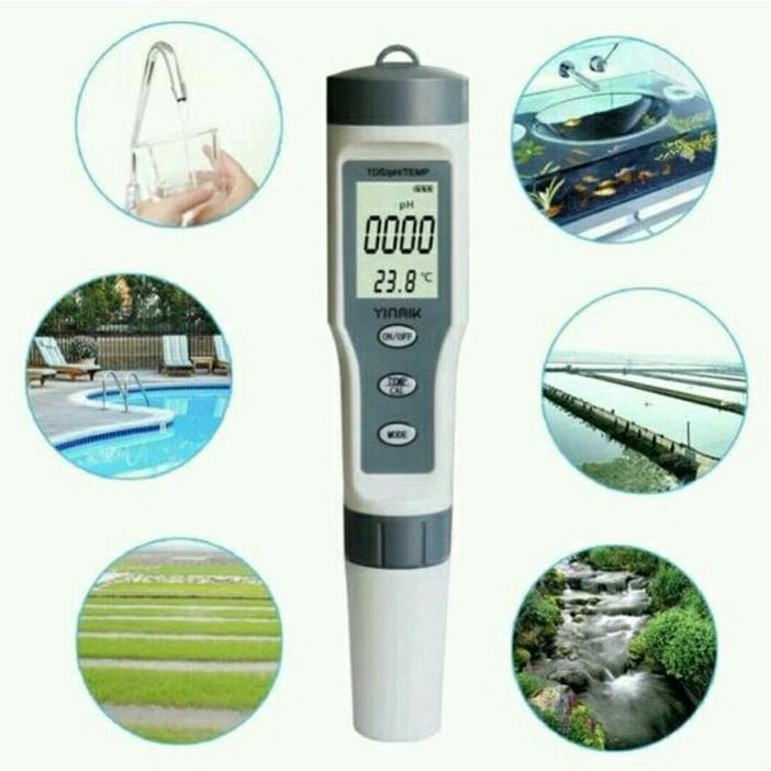 Jual Jual Alat Ukur Air 3 Parameter PH Asam Basa Air TDS Kebersihan Air ...