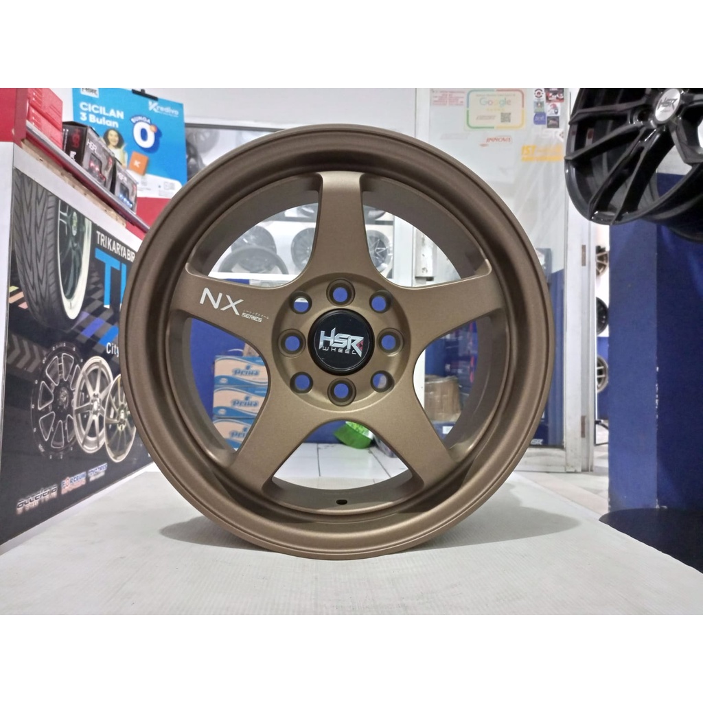 Jual velg mobil racing R15 mobilio city xenia freed datsun starlet Hole 4x100-114 HSR KAILOLO ...