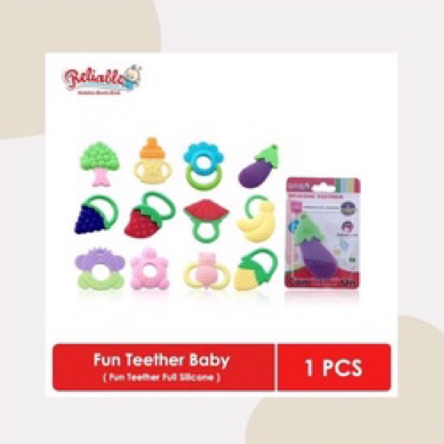 Jual Gigitan bayi teether reliable karet | Shopee Indonesia