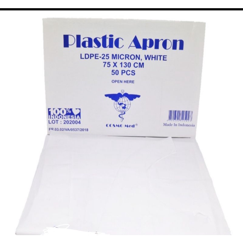 Jual Apron apd cosmomed plastik untuk medis | Shopee Indonesia