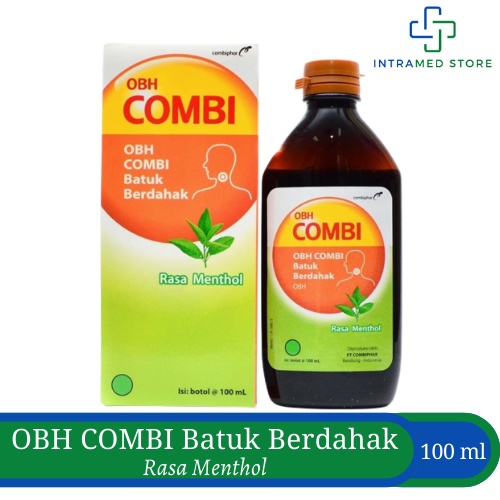 Jual OBH COMBI Batuk Berdahak Rasa Menthol isi 100 ml - Untuk Obat ...