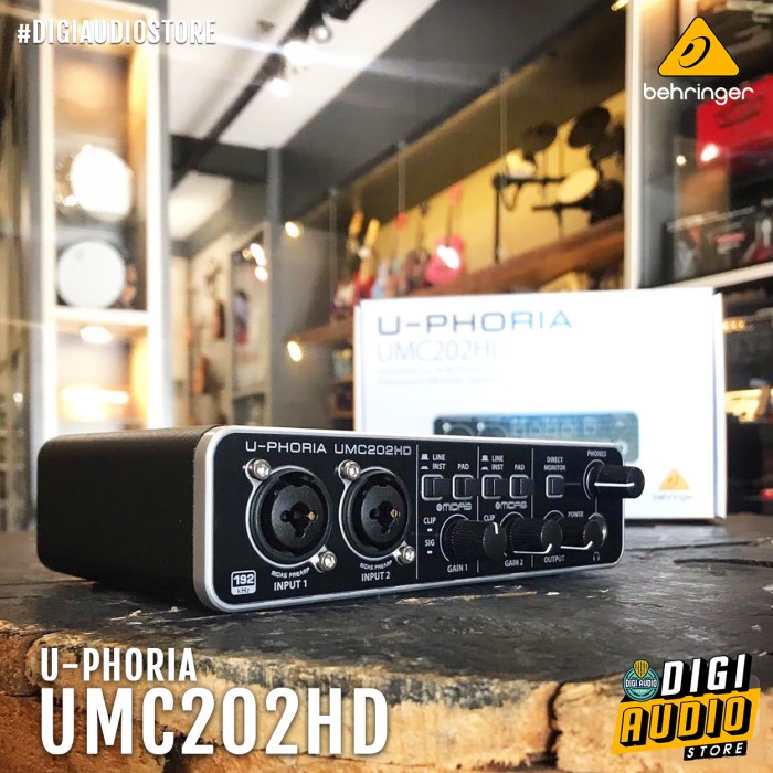 Jual {suhadistore} Soundcard Recording Behringer U-Phoria UMC202 HD ...
