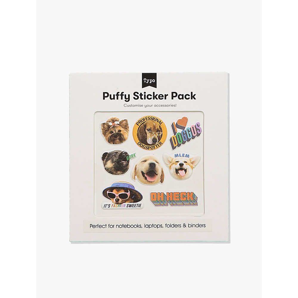 Jual Typo- Puffy Sticker Pack | Shopee Indonesia