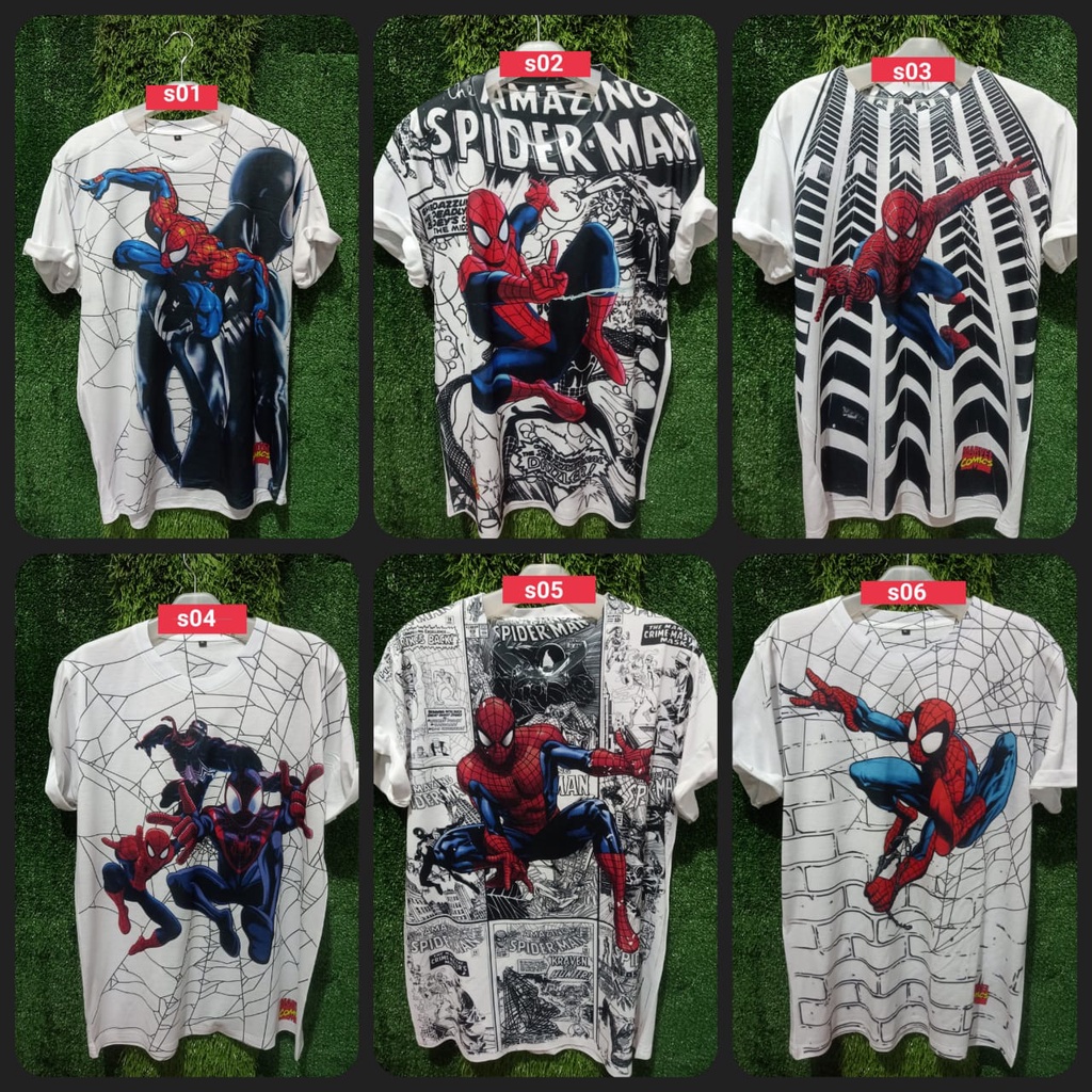 Jual BAJU KAOS SPIDERMAN, Spiderman series 01-06, KAOS BANGKOK, KAOS ... Jual BAJU KAOS SPIDERMAN, Spiderman series 01-06, KAOS BANGKOK, KAOS ...