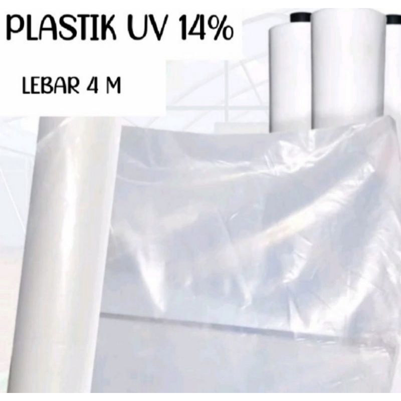 Jual plastik uv lebar 4 meter x 20 meter 200 mecron | Shopee Indonesia