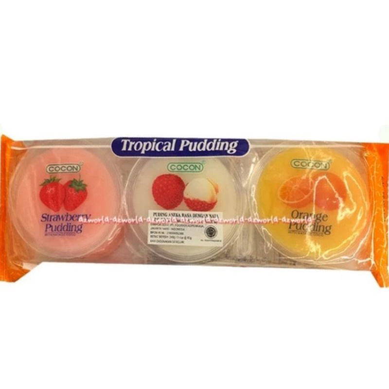 Jual COCON PUDDING ANEKA RASA BUAH DENGAN NATA DE COCO | AGAR AGAR ...