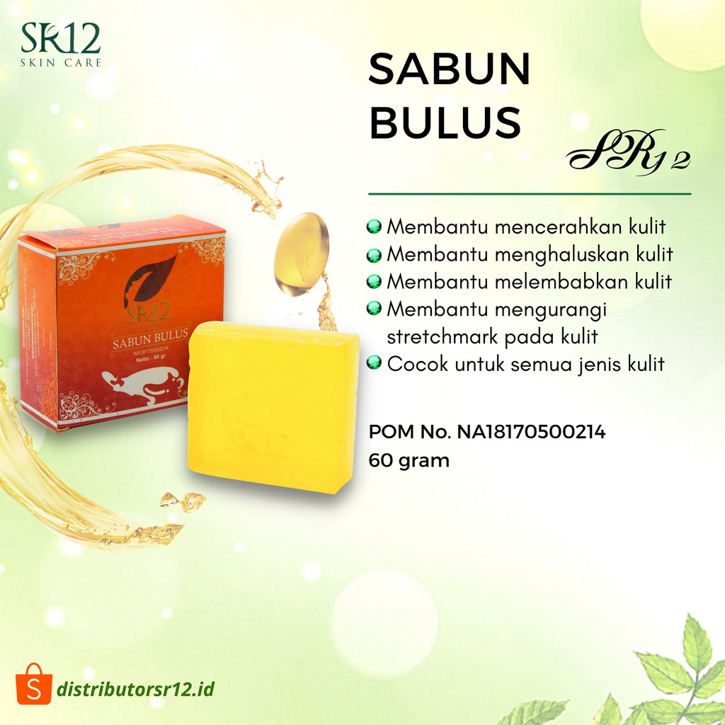 Jual SABUN BULUS SR12 / SABUN BULUS ORIGINAL / HERBAL SOAP BULUS BPOM ...
