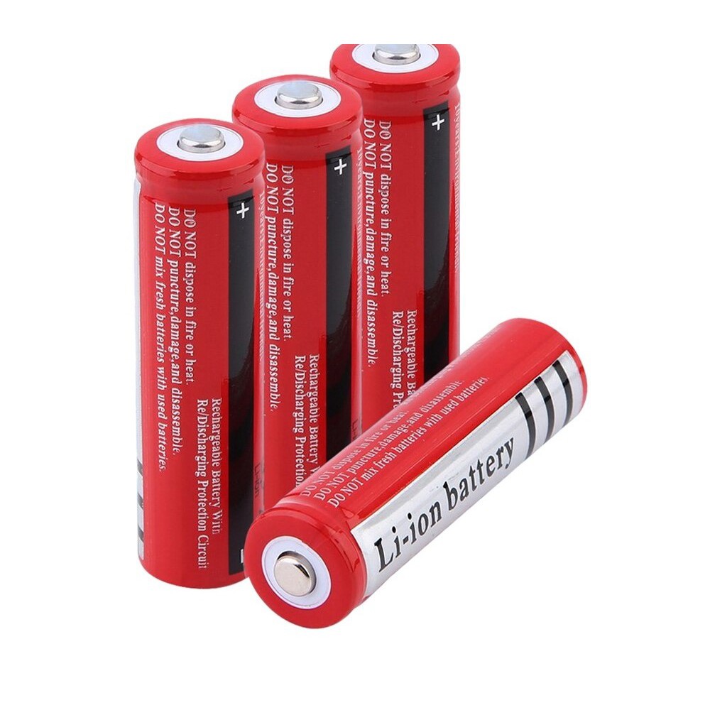 Jual RECHARGEABLE BATTERY BRC 18650 - 7800mAh 3.7V Li-on Merah Baterei ...