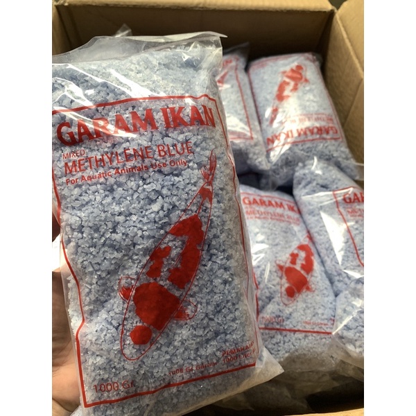 Jual GARAM IKAN KOI garam ikan putih garam ikan biru methylene blue ...