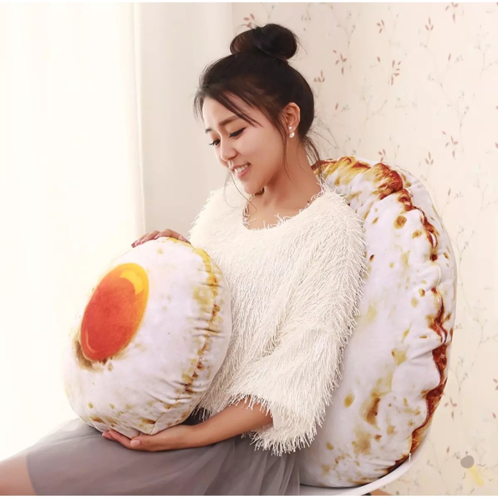 Jual Boneka Bantal Sofa Karakter Telur/Telor Mata Sapi Mirip Asli Bahan ...