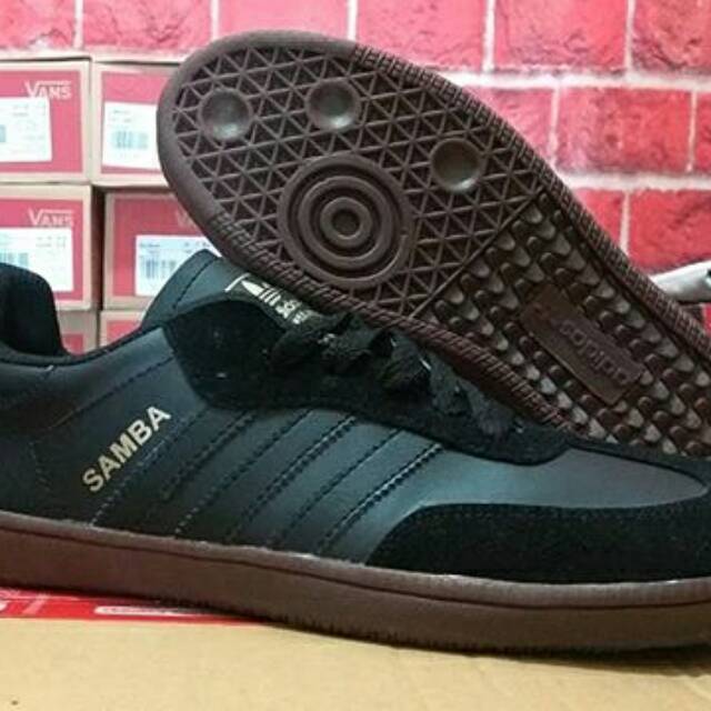 Jual Adidas samba full black sol gum | Shopee Indonesia