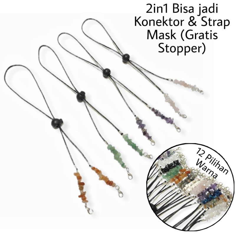 Jual 2in1 Strap Mask & Konektor Masker Hijab Free Stopper Celline ...