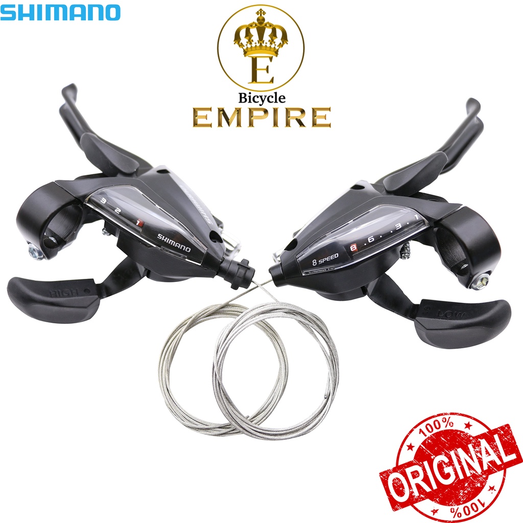 Jual Shifter Operan Sepeda Shimano EF500 3 x 8 Speed MTB Bicycle Empire ...