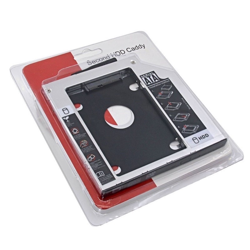 Jual HDD CADDY TIPIS 9.5MM & 12.7MM SATA / SSD CADDY SLOT HARDDISK ...