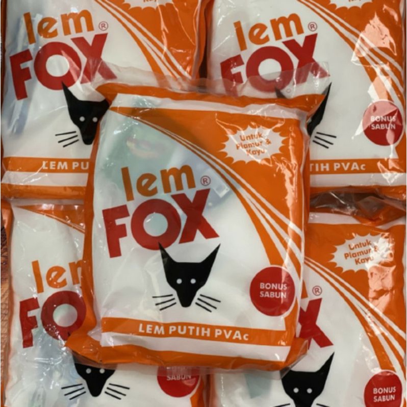 Jual Lem Fox Refill 800g Kemasan Orange | Shopee Indonesia