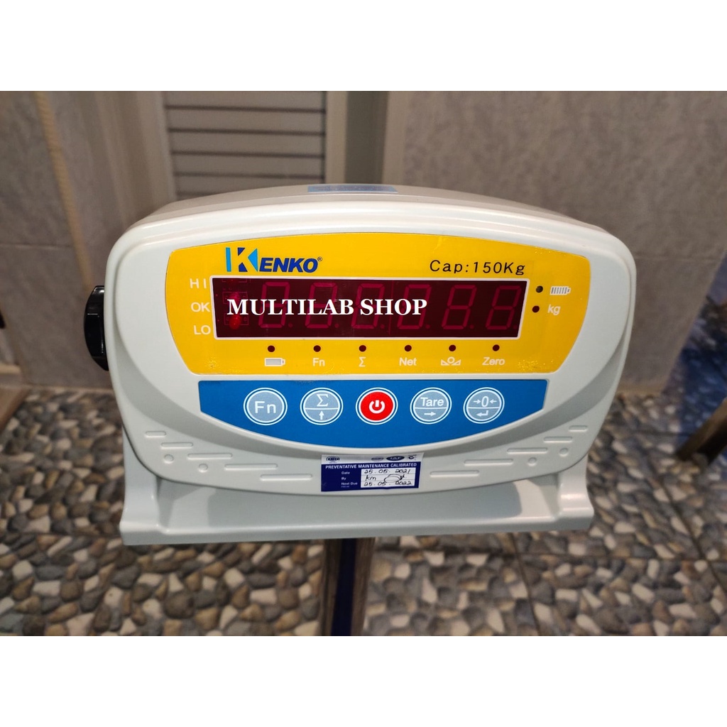 Jual Timbangan 150kg Digital KK-300W KENKO kapasitas 150kg | Shopee ...