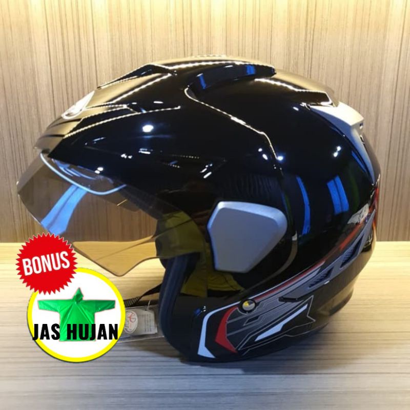 Jual Helm Ringan Di Kepala Anti Pusing SNI Pria Wanita Dewasa Half Face ...