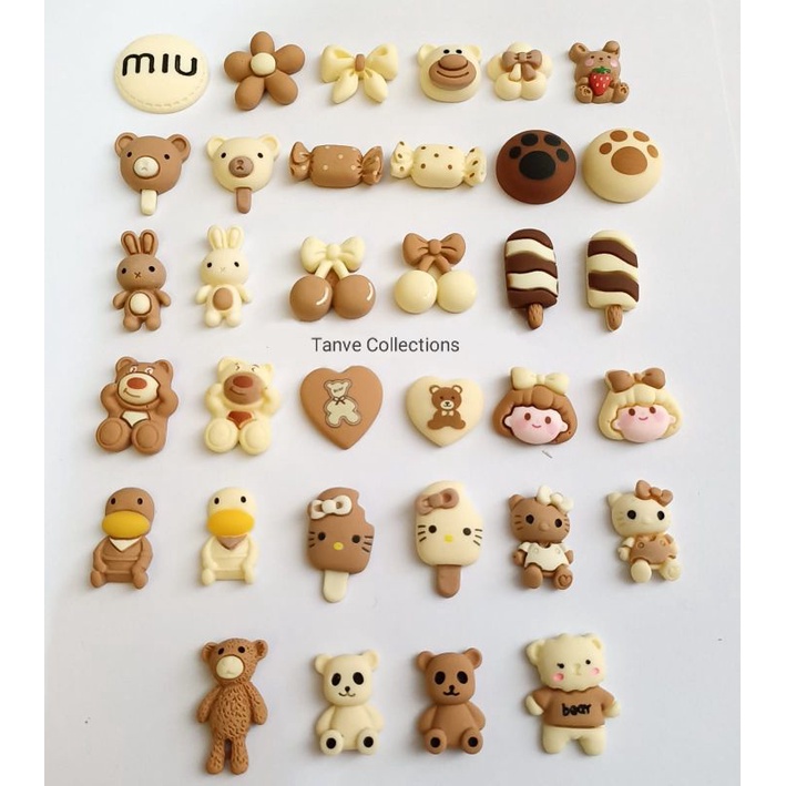 Jual Clay 100 pcs lucu Clay premium Coklat/bahan clay / manik / mainan ...