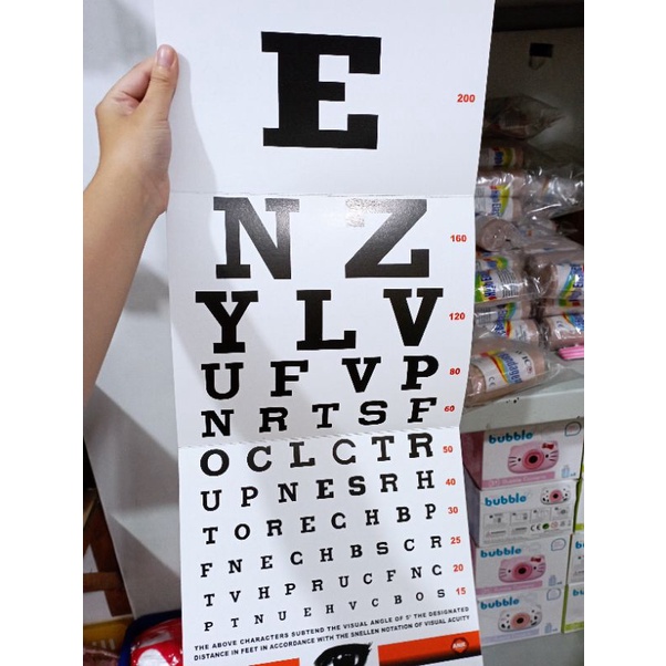 Jual Test Chart Snellen Rating / Tes Kesehatan Mata | Shopee Indonesia