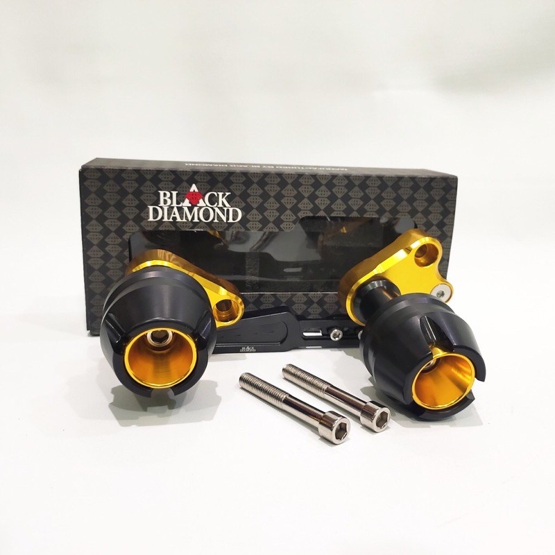 Jual FRAME SLIDER YAMAHA NMAX 155 BLACK DIAMOND JALU PELINDUNG KNALPOT ...