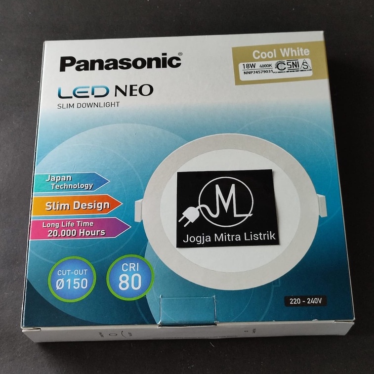 Jual LAMPU DOWNLIGHT LED PANEL PANASONIC IB NEO SLIM 18 WATT | Shopee Indonesia