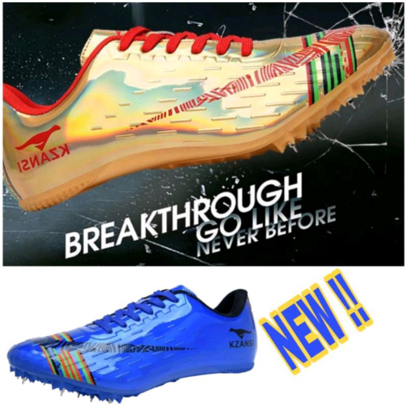 Jual sepatu spike sprinter dan lompat jauh kzansi original | Shopee ...