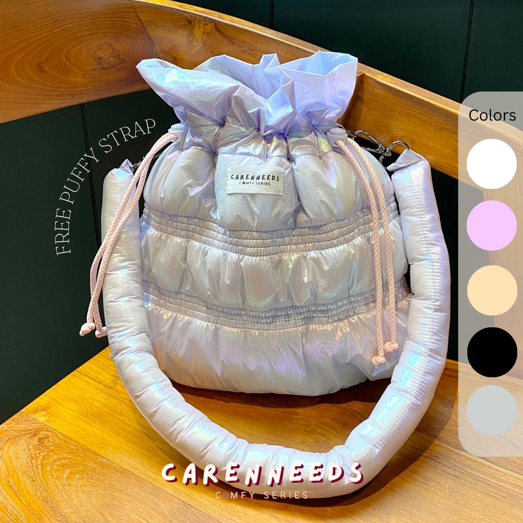 Jual Ruffle Puffy Bag by Carenneeds (FREE PUFFY STRAP) - Shoulder Bag ...