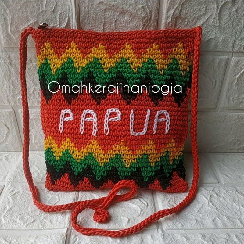 Jual tas noken papua , tas rajut papua ,tas rajut | Shopee Indonesia