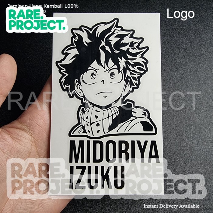 Jual STIKER ANIME MIDORIYA IZUKU CUTTING DECAL HELM MOTOR KACA MOBIL ...