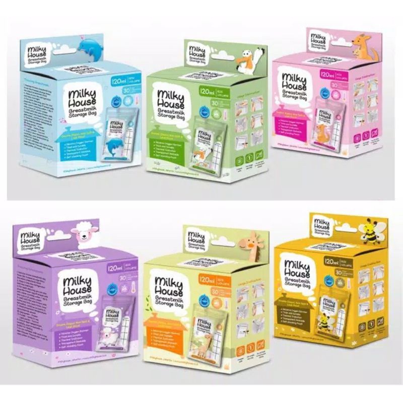 Jual Kantong asi merk milky house , ukuran 120 ml 1 box isi 30 pcs | Shopee Indonesia