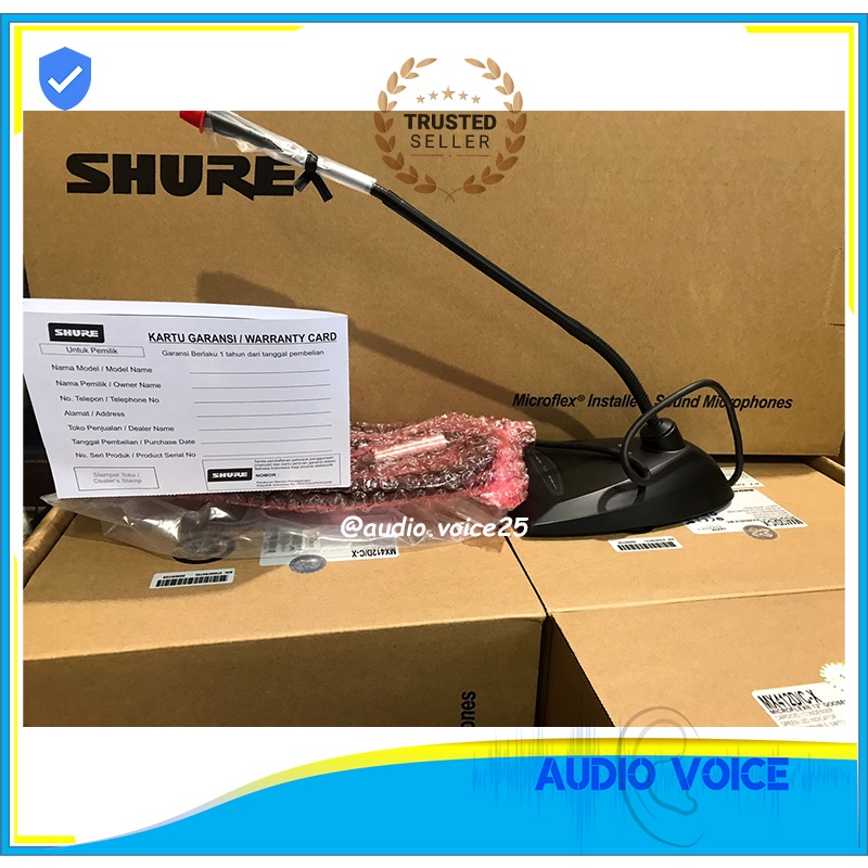 Jual Shure MX418D/C MX418DC Gooseneck Microphone Original | Shopee ...