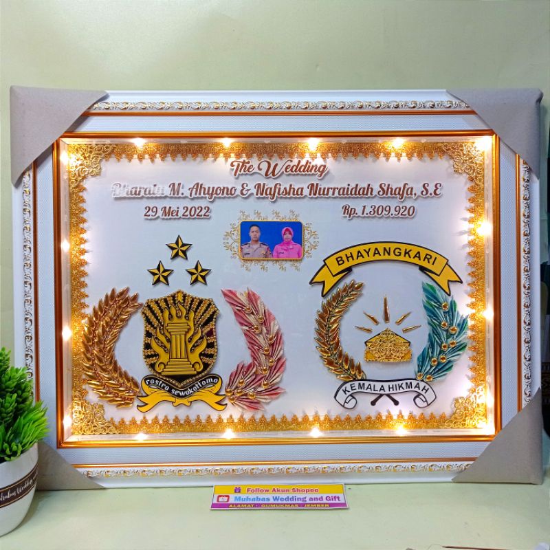 Jual Mahar Logo POLRI / Mahar Polisi / Mahar Bhayangkari / Mahar Abdi ...