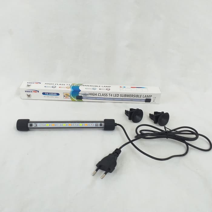Jual Lampu Celup Aquarium Warna Colour LED 3,5W T4-LED 20** | Shopee ...
