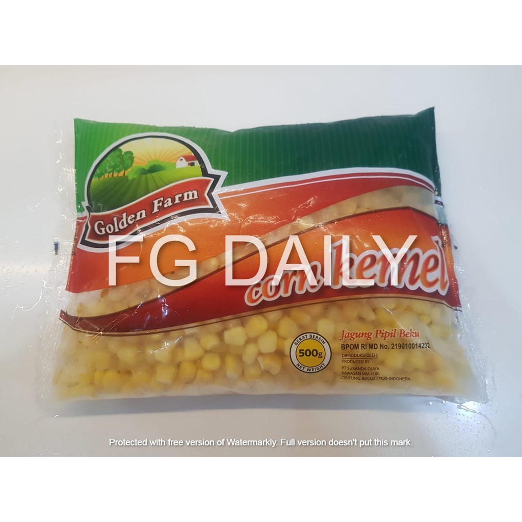 Jual JAGUNG KUPAS CORN KERNEL GOLDEN FARM 500GR | Shopee Indonesia