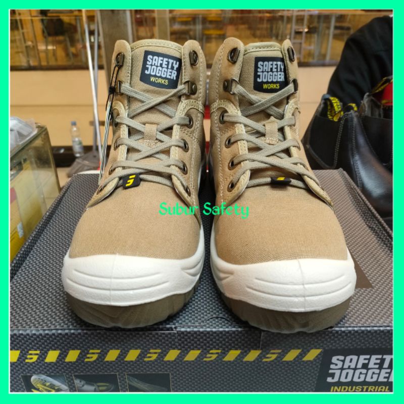 Jual Sepatu Safety Jogger Desert / Safety Jogger Desert Cream Original ...