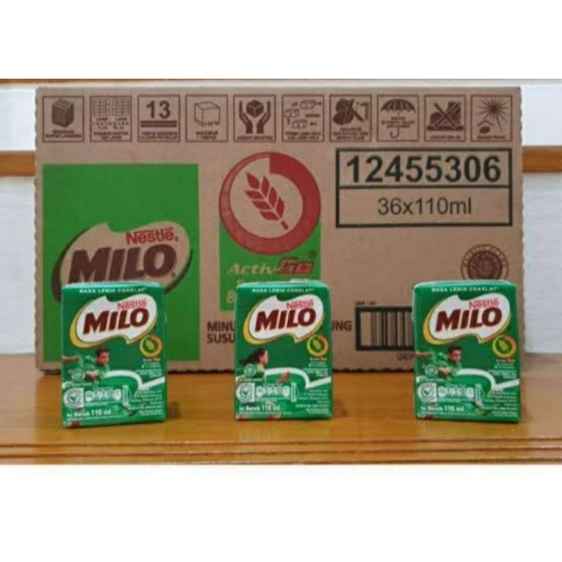 Jual susu uht milo active go mini netto 110 ml | Shopee Indonesia