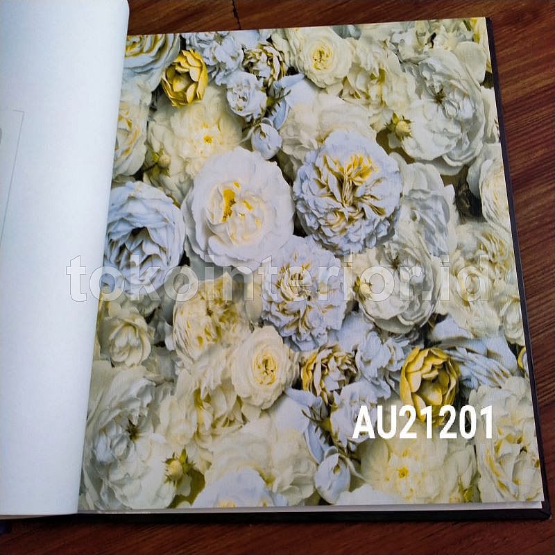 Jual Wallpaper Dinding Bunga Kuning Besar Cantik dan Elegant | Shopee ...