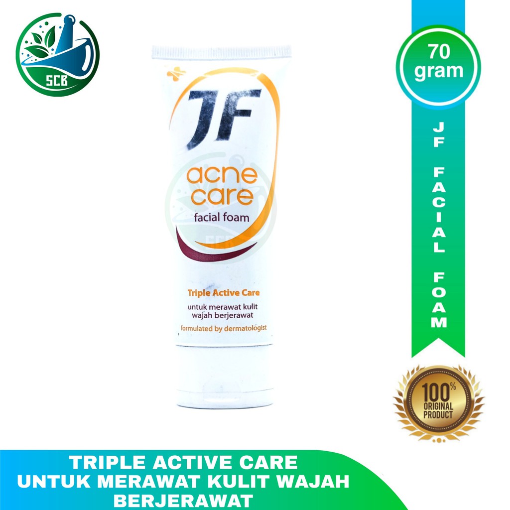 Jual Jf Facial Foam 70 Gram Anti Acn Mild Care Acne Care Acne