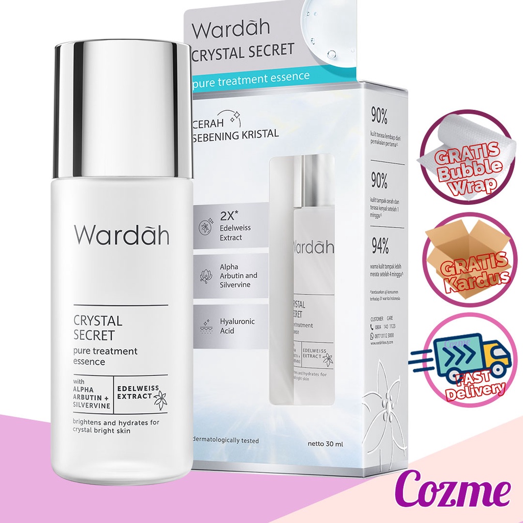 Jual WARDAH Crystal Secret Pure Treatment Essence 30mL | Shopee Indonesia