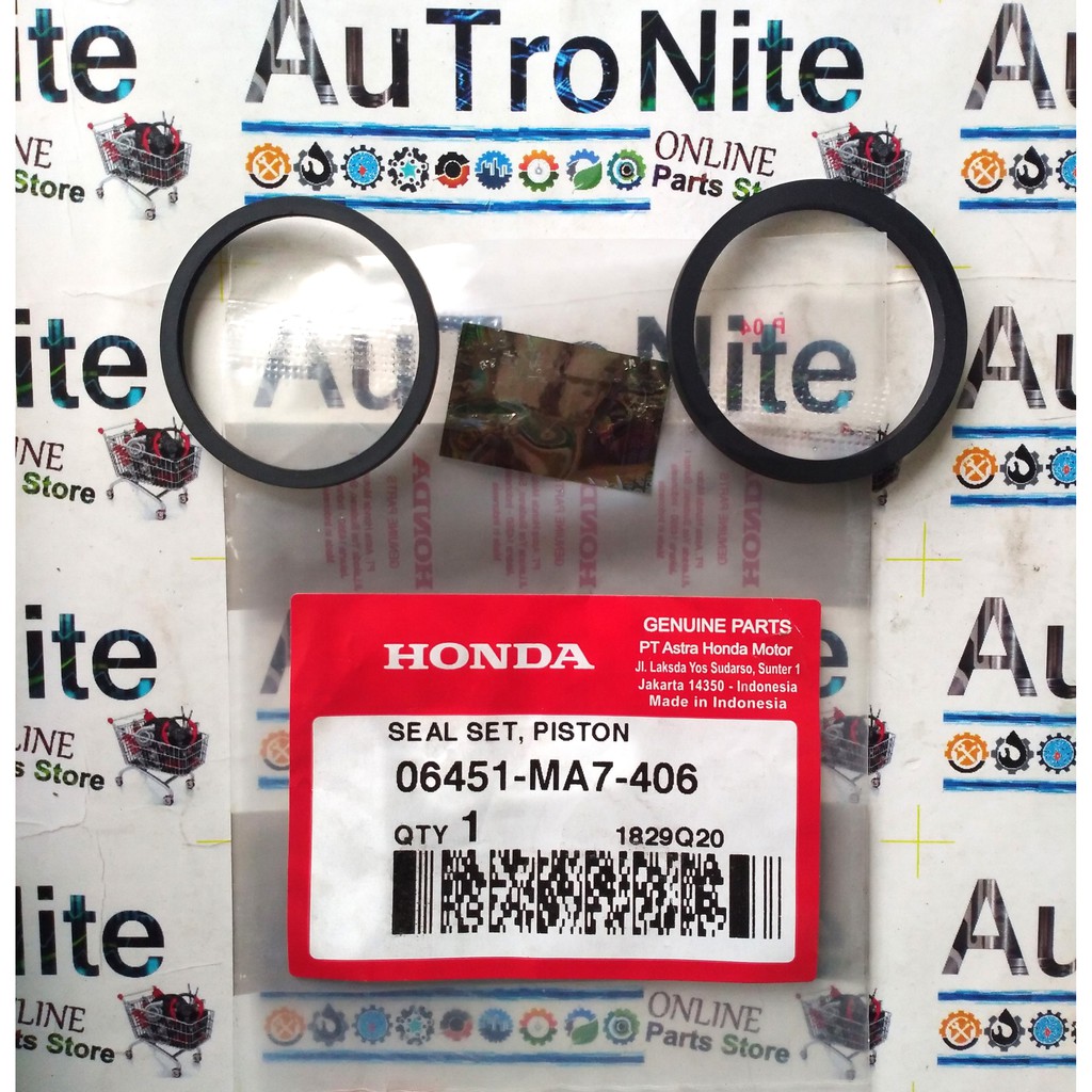 Jual Seal Set Piston Kaliper Rem Belakang 06451-MA7-406 Ori Honda Blade 110 Supra Sonic 125 CB ...