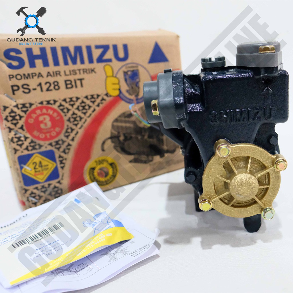 Jual Pompa Air Shimizu PS 128 BIT - Water Pump Pompas Air Listrik 9meter Shimizu | Shopee Indonesia
