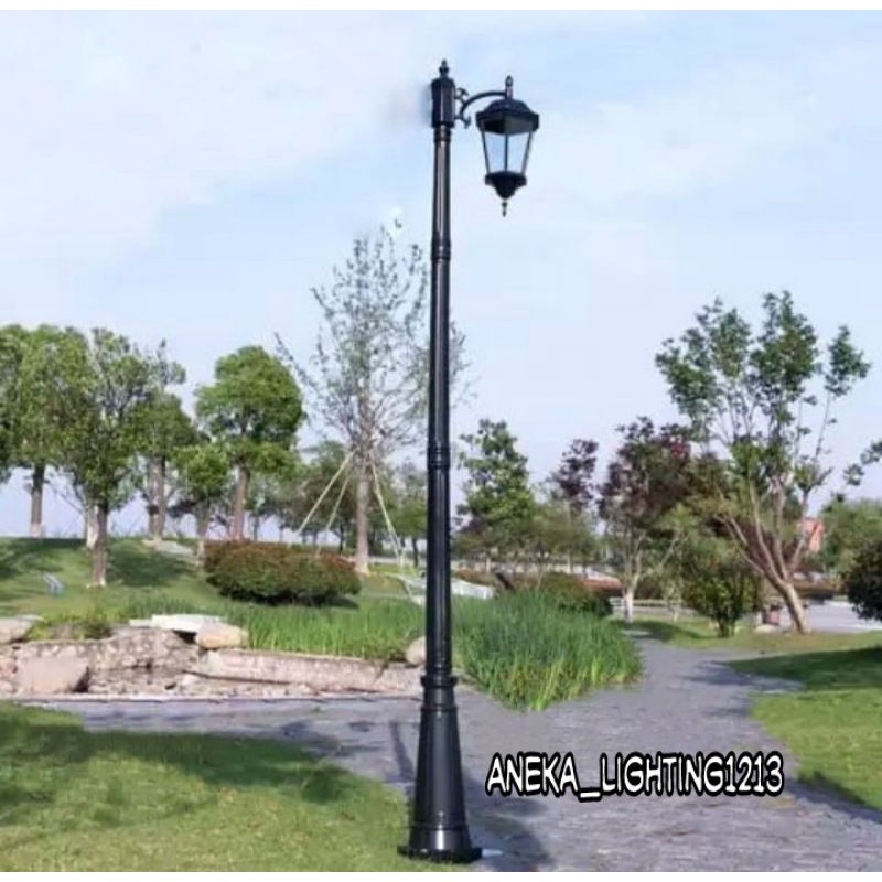 Jual Lampu Taman Tiang-Outdoor Lampu Hias Jalan Tinggi 3 Meter | Shopee ...