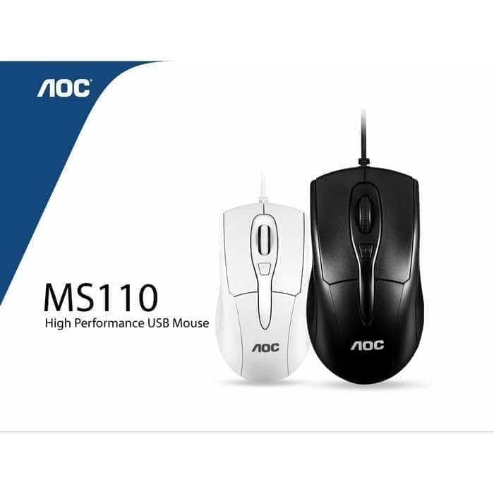 Jual MOUSE USB MEREK AOC TIPE MS110 KABEL | Shopee Indonesia