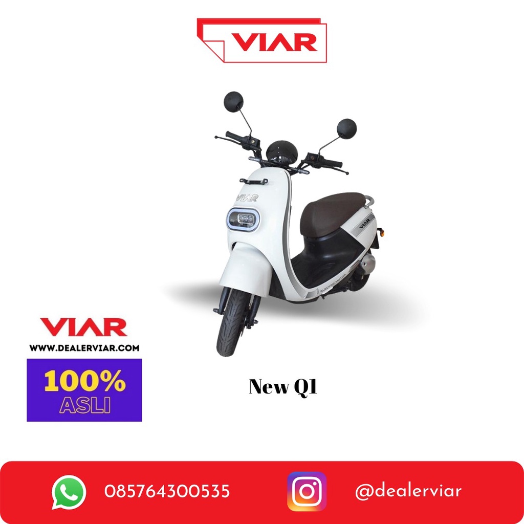 Jual Motor Listrik Viar New Q1 Design baru | Shopee Indonesia