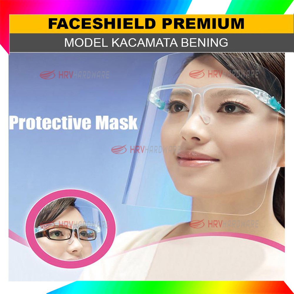 Jual FACE SHIELD KACAMATA PREMIUM ARTIS PELINDUNG MUKA ANTI DROPLET ...