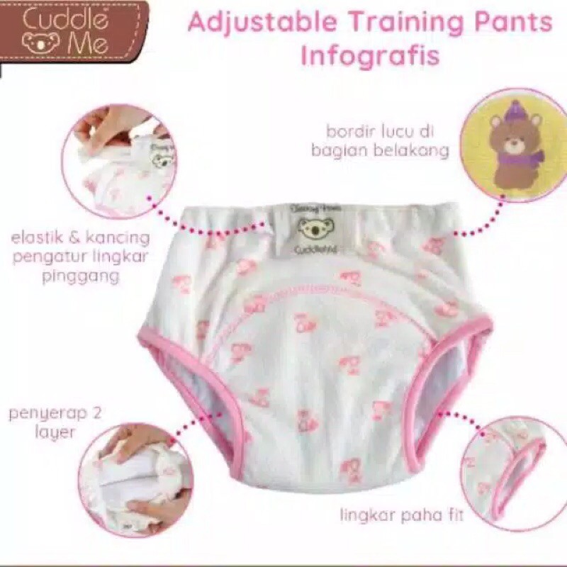 Jual Popok Kain/Training Pants Cuddle Me - MPB0007 | Shopee Indonesia