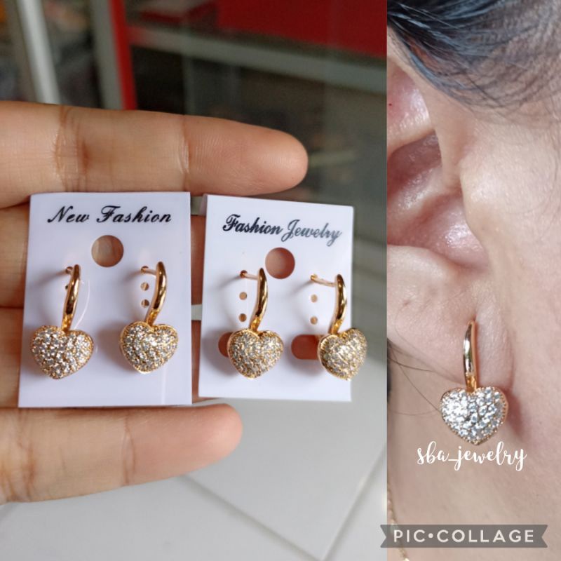 Jual anting xuping lapis emas 18k | Shopee Indonesia