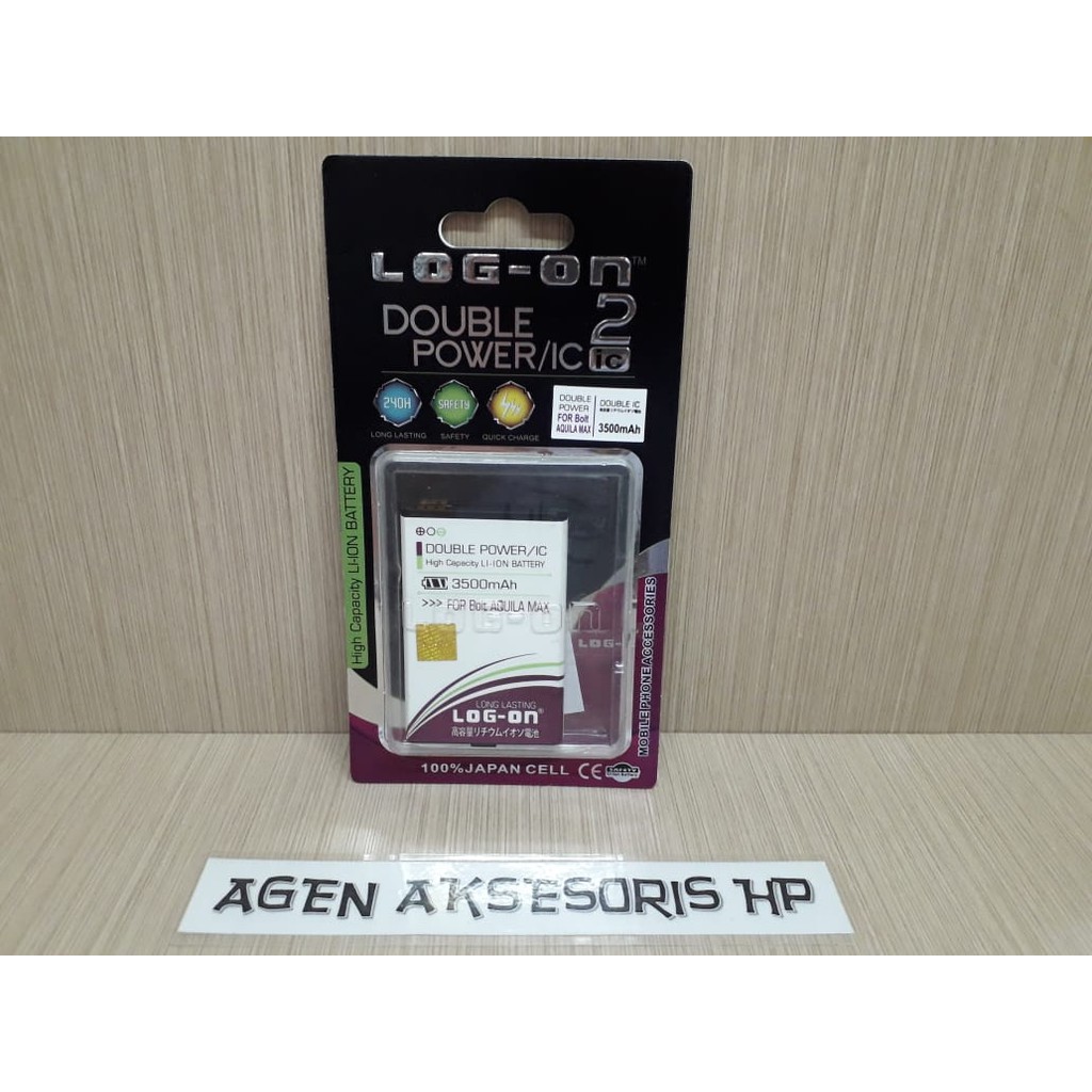Jual Baterai Modem Bolt Aquila Max 4G LTE Batre LOG-ON Double Power 2 IC | Shopee Indonesia