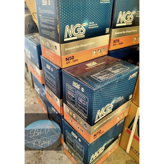 Jual Aki basah N50 NGS (aki Hino Dutro) | Shopee Indonesia