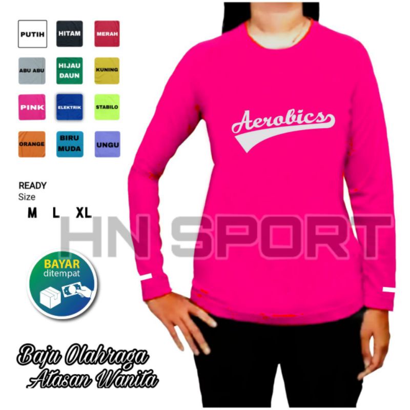 Jual [Ready size jumbo]Baju senam baju olahraga wanita baju zumba baju ...